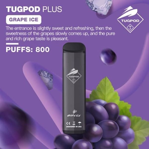 Buy Tugboat Plus Grape Ice Disposable Vape from AED20 with Delivery ...